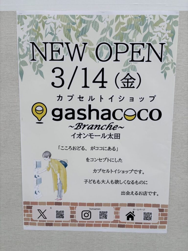 【太田市】イオンモール太田の「gashacoco」2店舗目もガチャガチャの量がすごかった！ | 号外NET 太田市